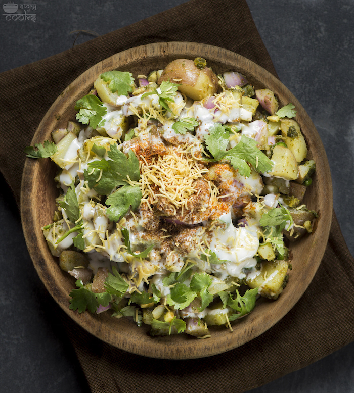 potato chaat - Story of cooks