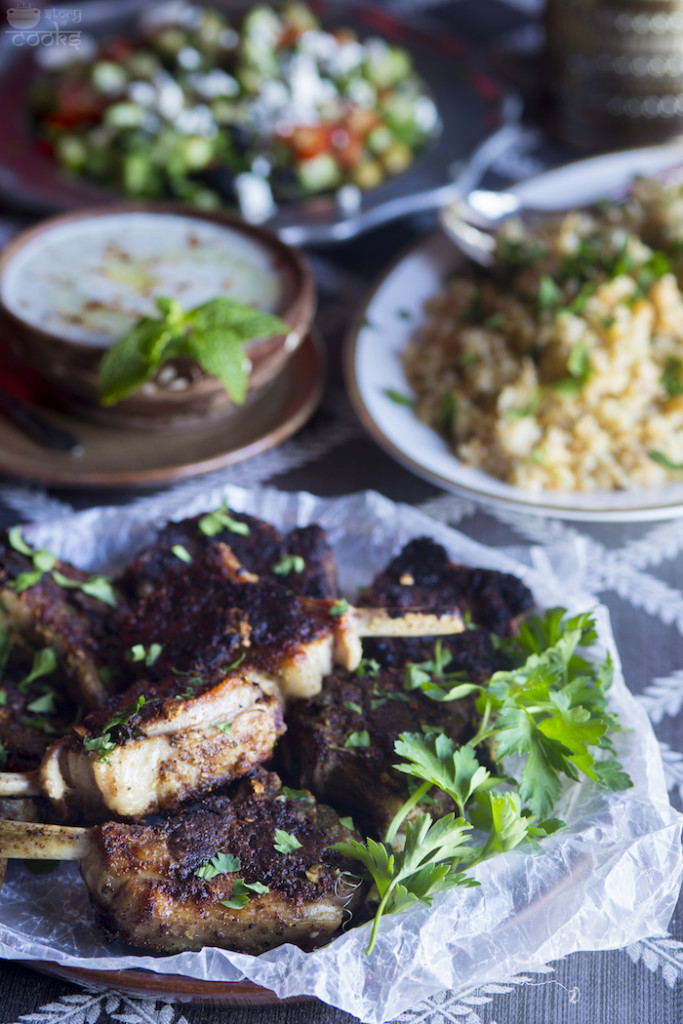 Masala Lamb Chops - Middle Eastern influenced - Story of cooks
